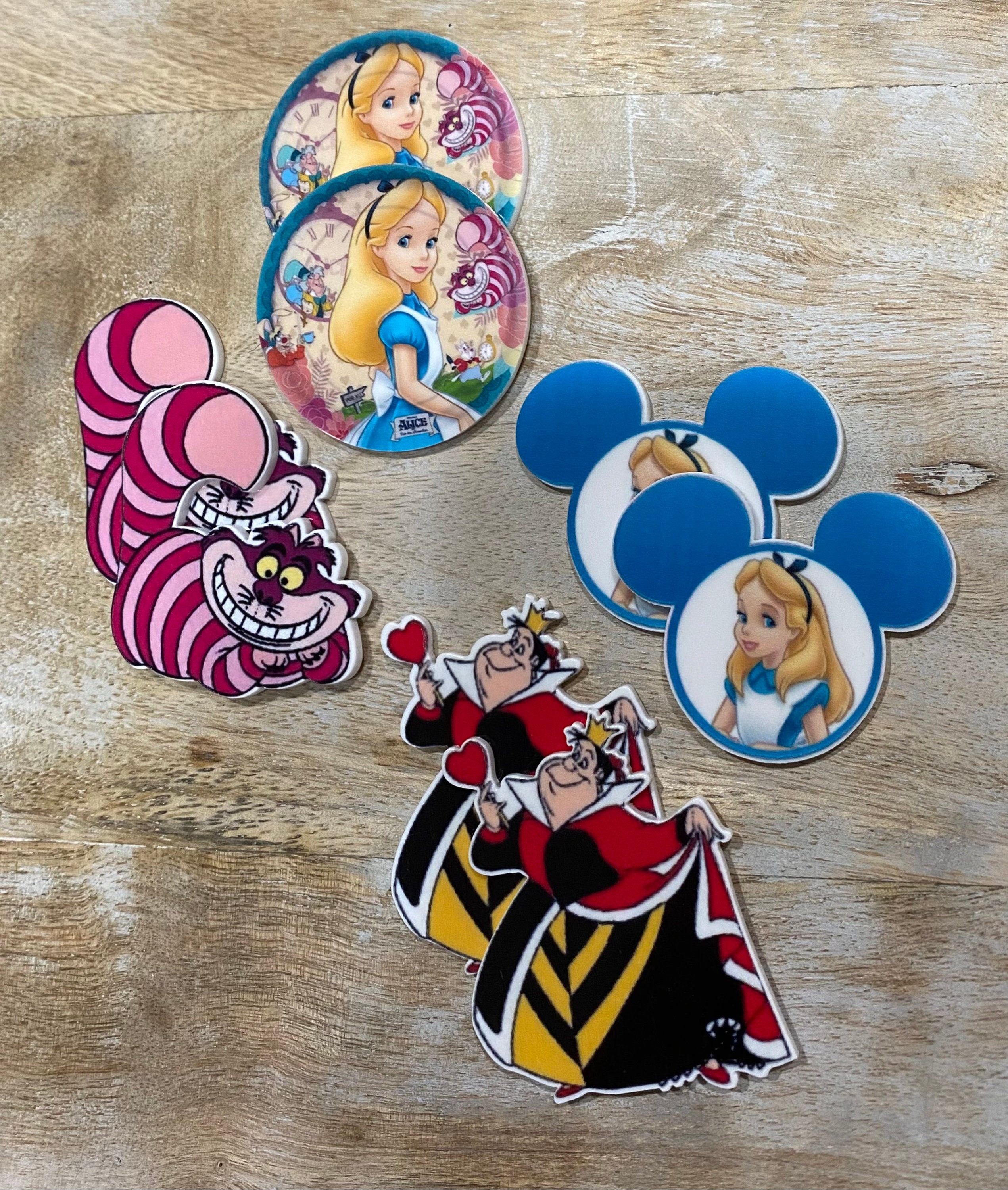 Disney Alice in Wonderland Resin Flat Back Planar Resin - Etsy