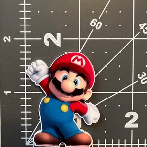 Mario Flat Back Planar Resin Luigi Yoshi Toad Princess - Etsy