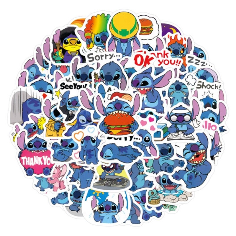 Lilo and Stitch Stickers - Etsy