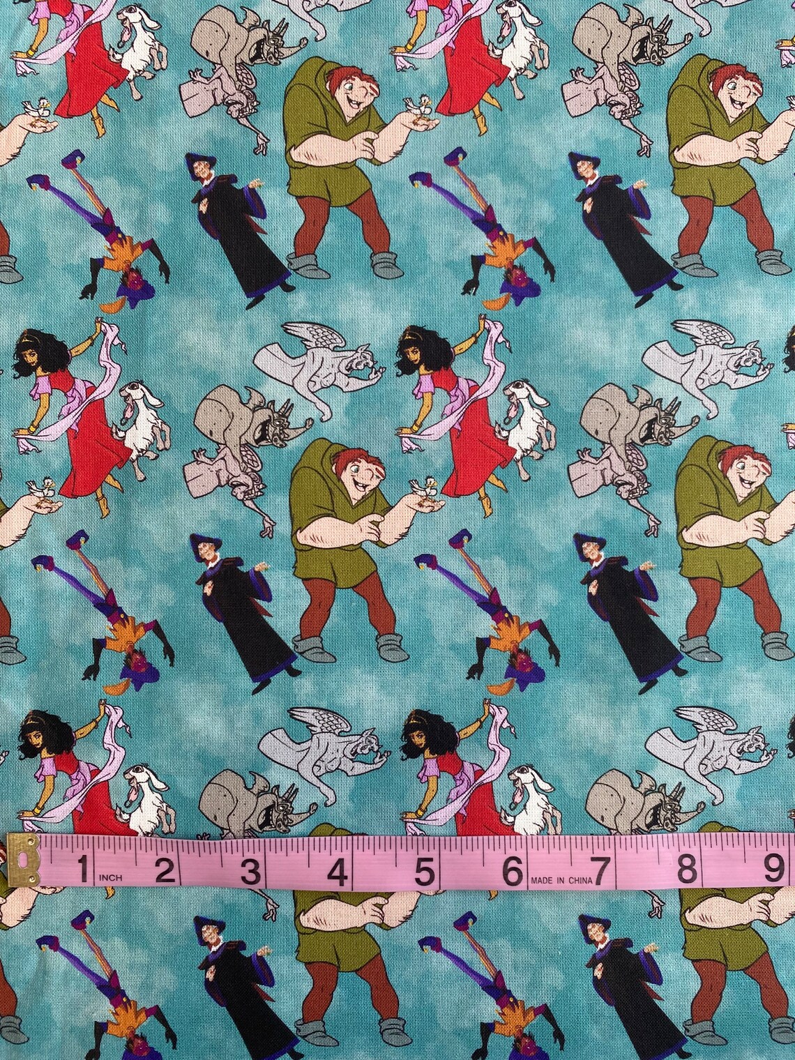 Disney Hunchback of Notre Dame Fabric 100% Cotton Fabric by - Etsy