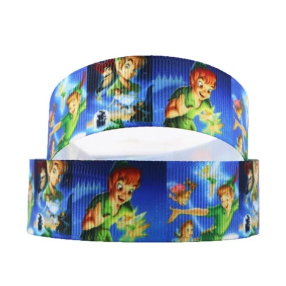 Disney Peter Pan Ribbon 7/8 1 or 1.5 High - Etsy