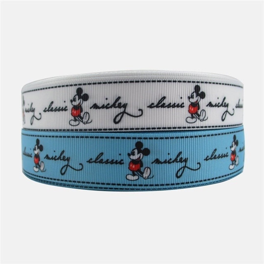 Disney Classic Mickey Mouse Ribbon 7/8 High Quality - Etsy