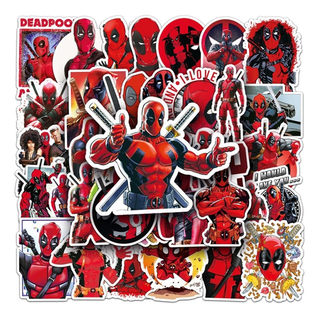 Deadpool Sticker Packs | High Quality Water Resistant Laptop Stickers ...