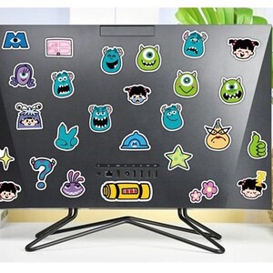 Disney Monsters Inc Stickers Pack | Sully Boo Mike | Water Resistant ...
