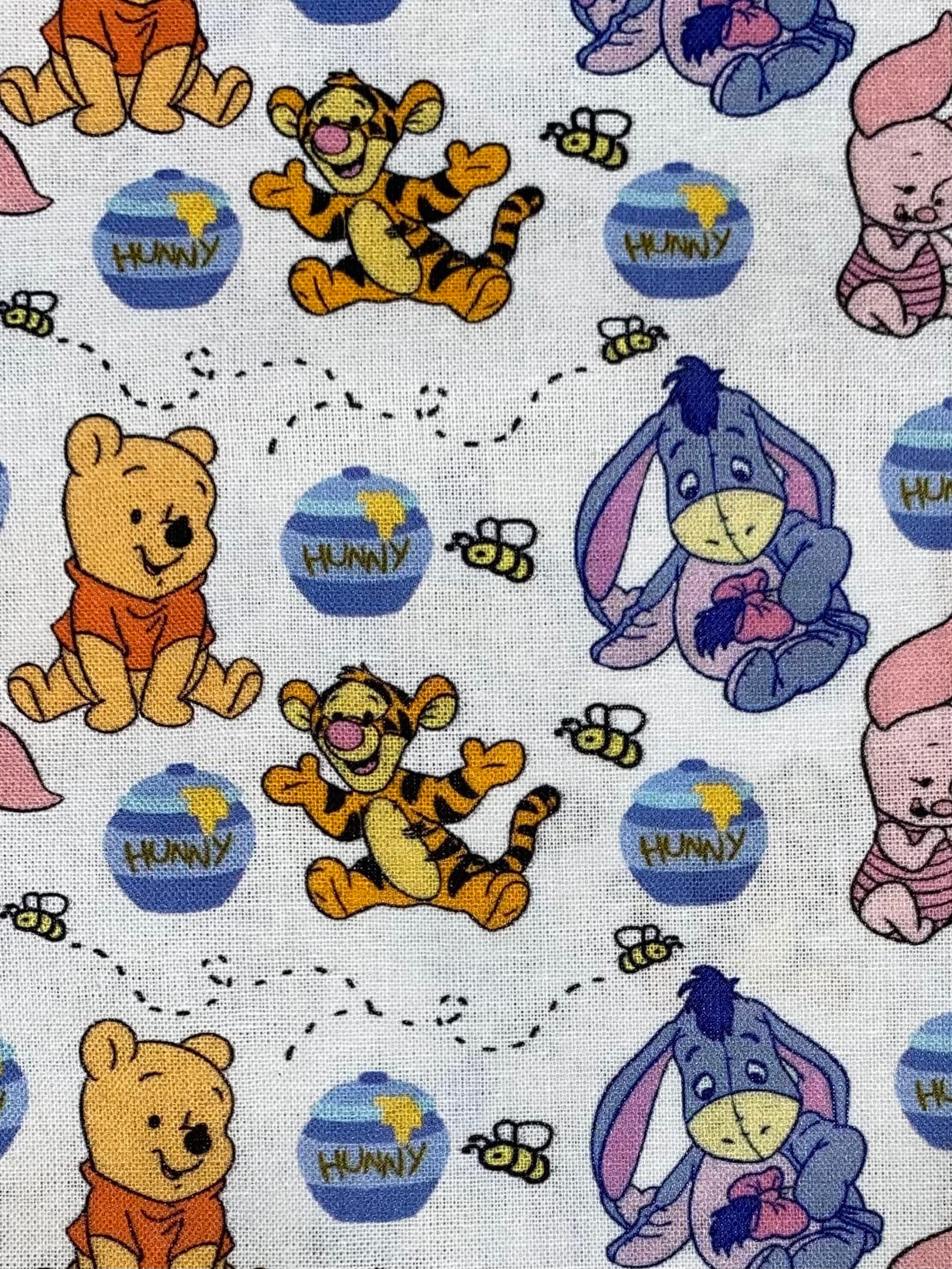 Winnie the Pooh Fabric 100% Cotton Fabric Fat Quarter Tumbler - Etsy