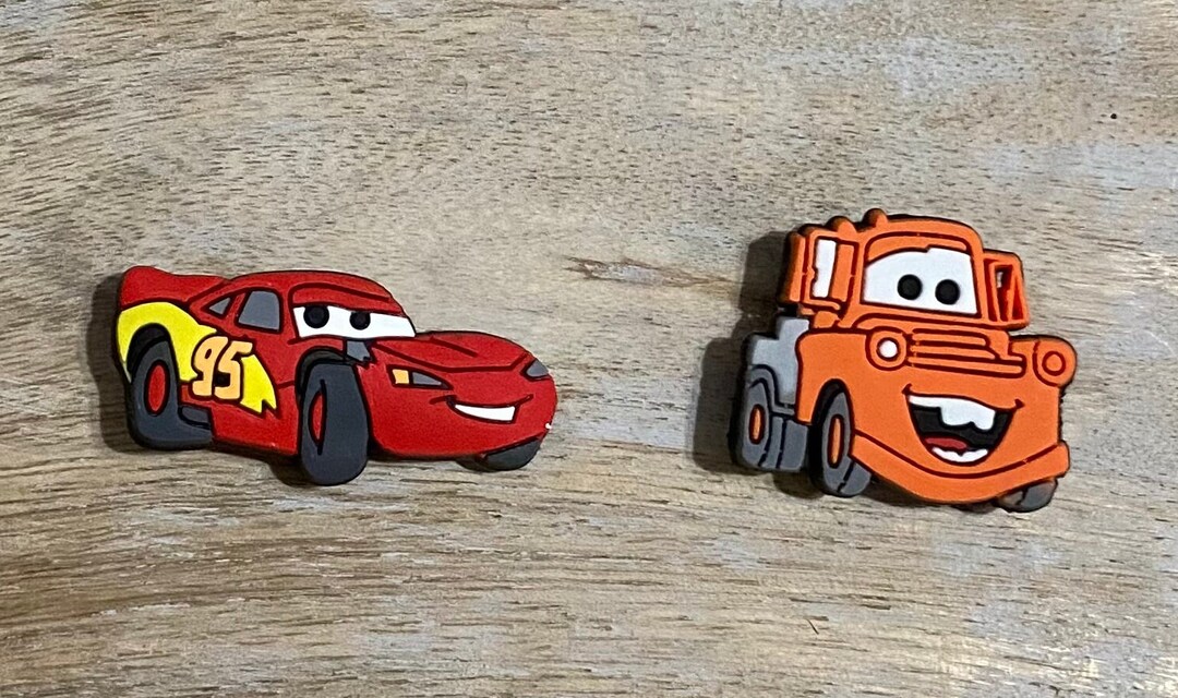 Disney Cars Shoe Charms Rubber Accessory Embellishment Disney Lightning ...
