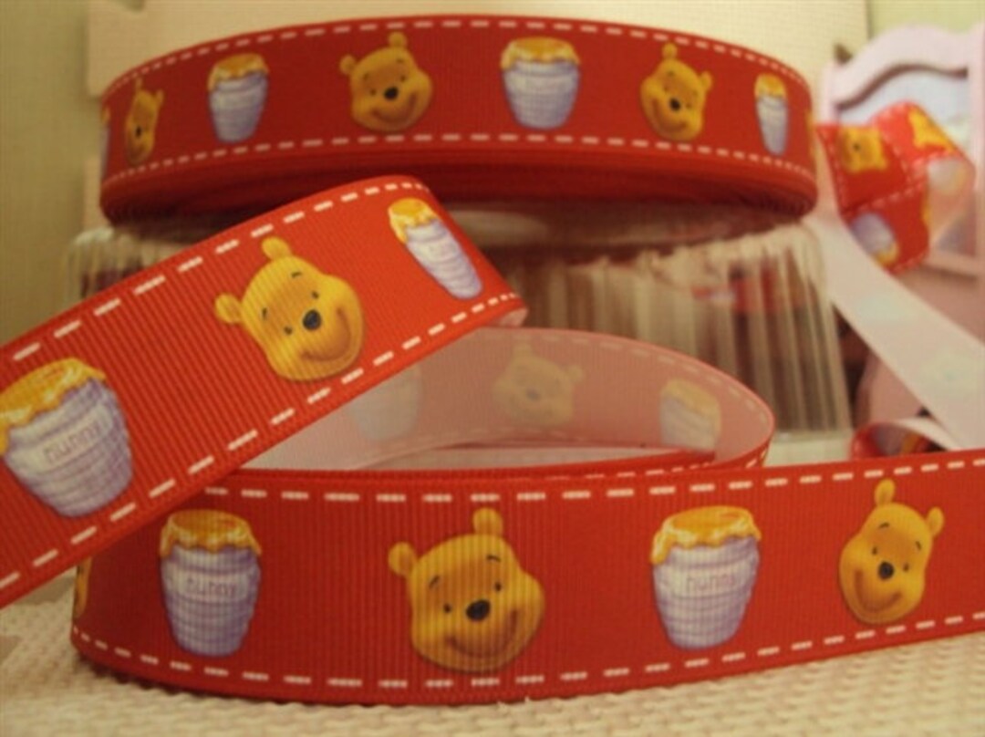 Disney Winnie the Pooh Ribbon 1 High Quality Grosgrain - Etsy