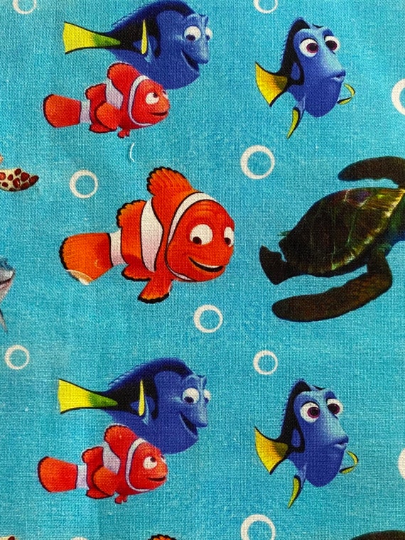 Disney Finding Nemo Fabric 100% Cotton Fabric Fat Quarter - Etsy