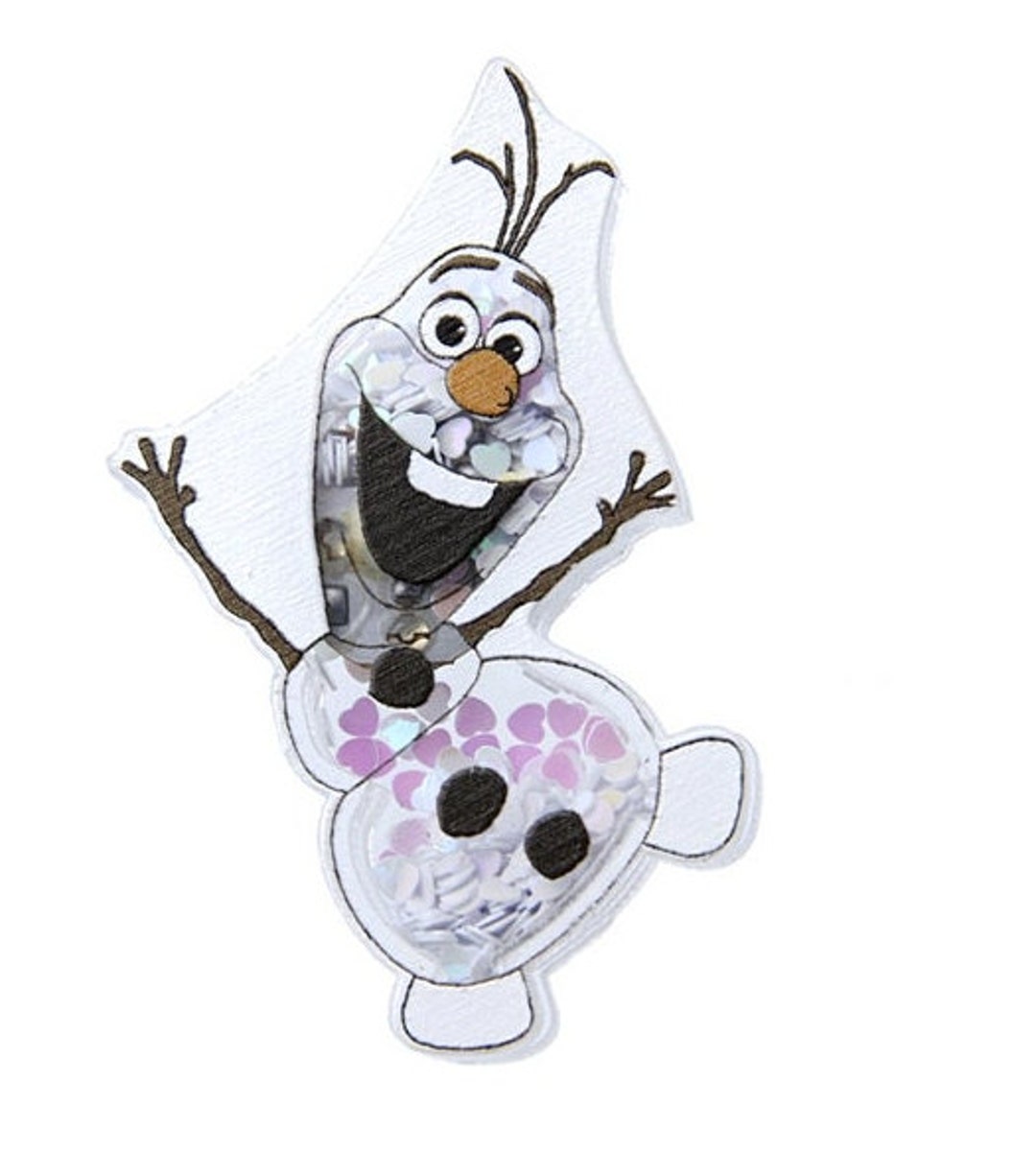 Light up Olaf Shaker Flat Back Planar Resin Hair Bow Embellishment ...