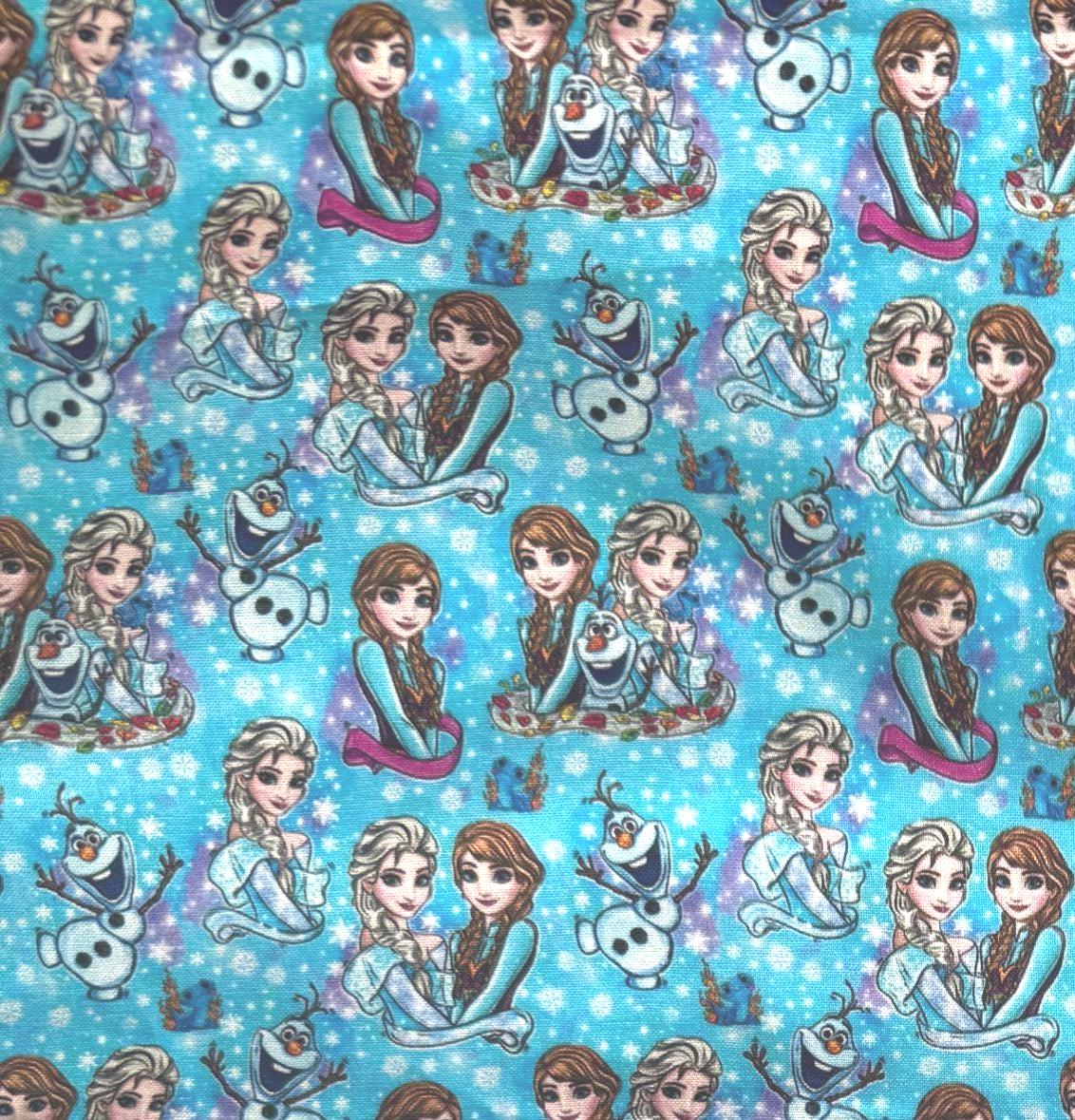 Disney Frozen Fabric 100% Cotton Fabric by the Yard Princess Elsa and ...