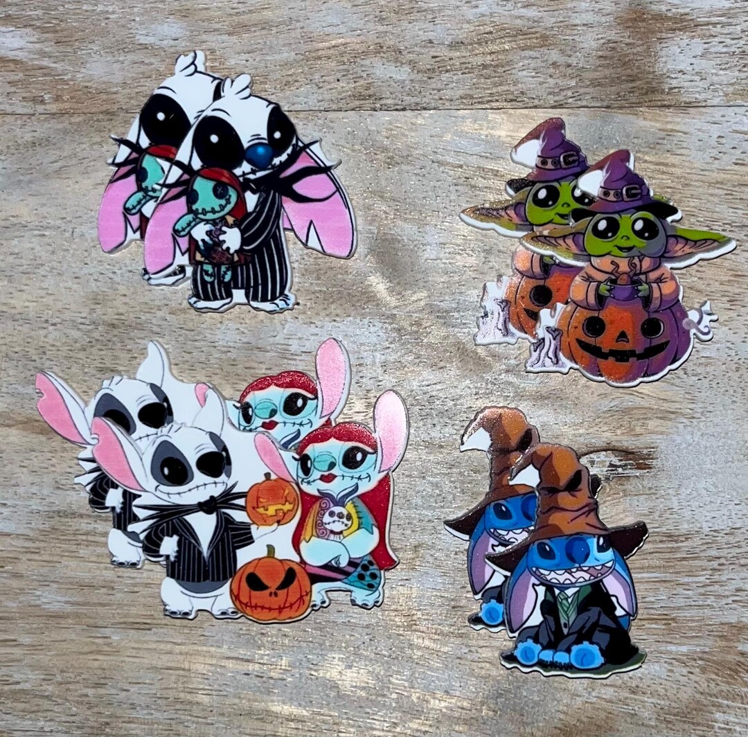 Stitch Halloween Resins | Planar Resin Flat Backs | Disney Halloween ...