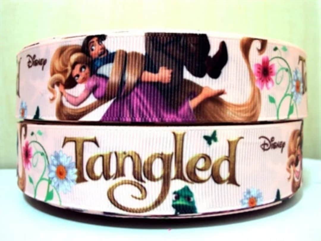 Disney Tangled Ribbon 1" High Quality Grosgrain Ribbon by the Yard ...