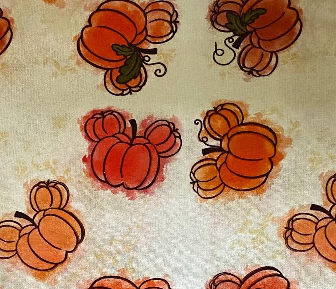Disney Halloween Fabric 100% Cotton Fabric by the Yard Disney Mickey ...