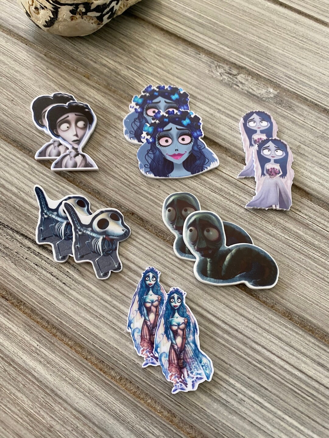 Corpse Bride Resins | Flat Back Planar Resin | Victor Emily Maggot ...
