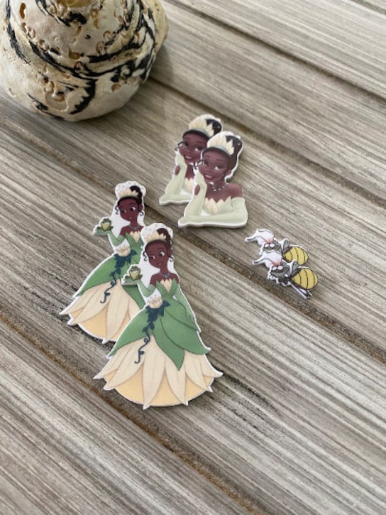 Disney Princess and the Frog Resin Flat Back Planar Resin | Princess ...