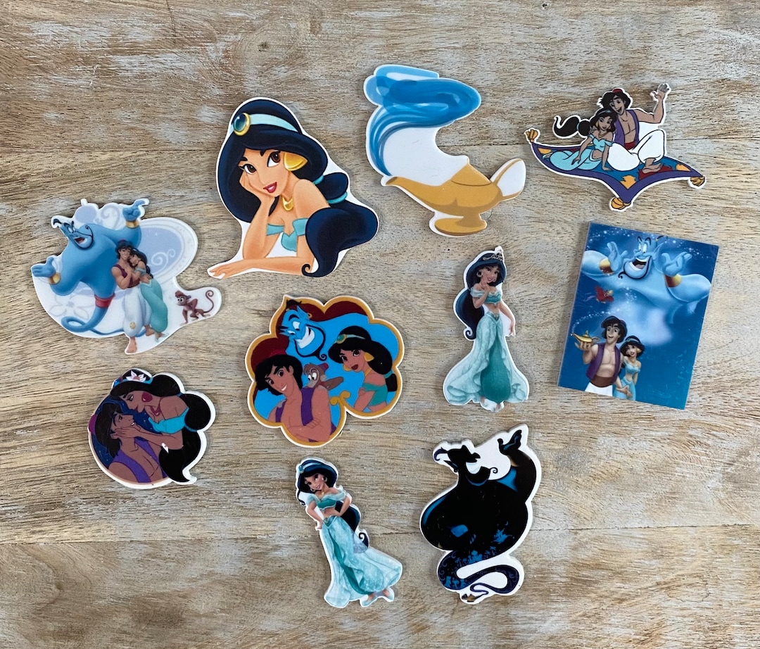 Disney Aladdin Resin Flat Back Planar Resin | Jasmine Genie Magic Lamp ...