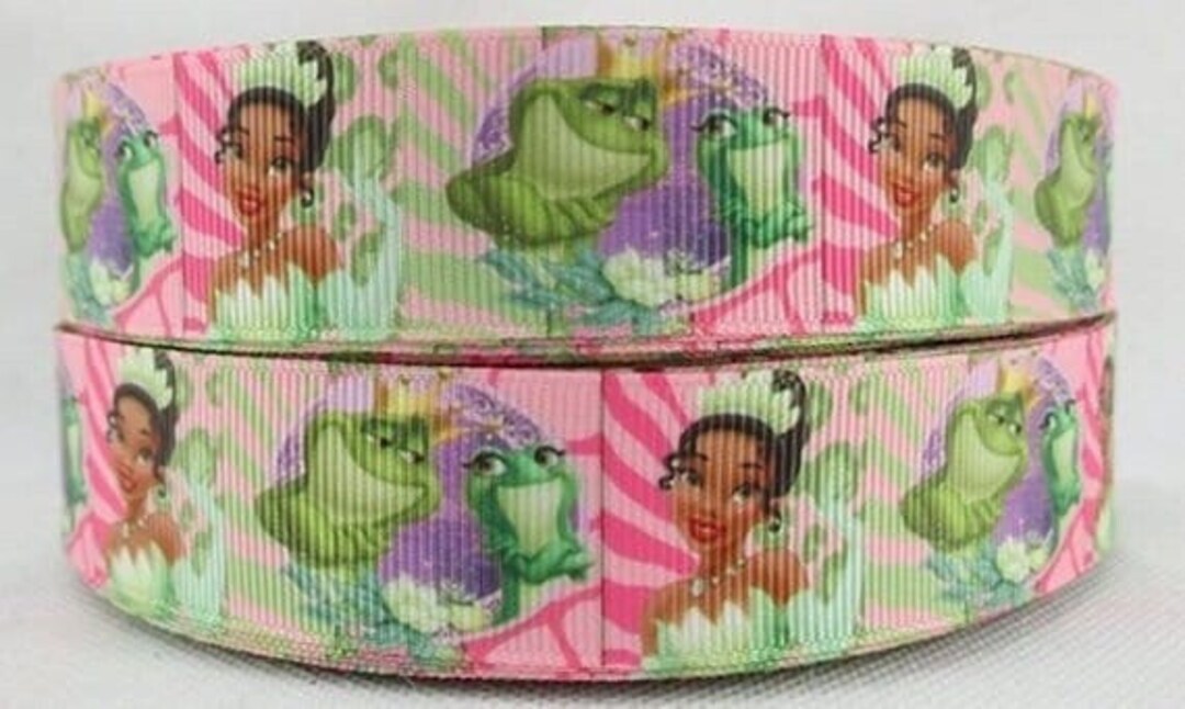 Disney Princess and the Frog Ribbon 1 High Quality Grosgrain Ribbon by ...