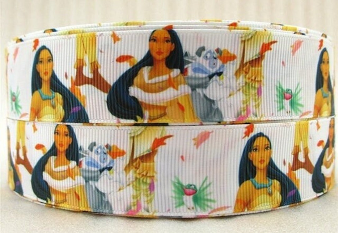 Disney Pocahontas Ribbon 1" High Quality Grosgrain Ribbon by the Yard ...