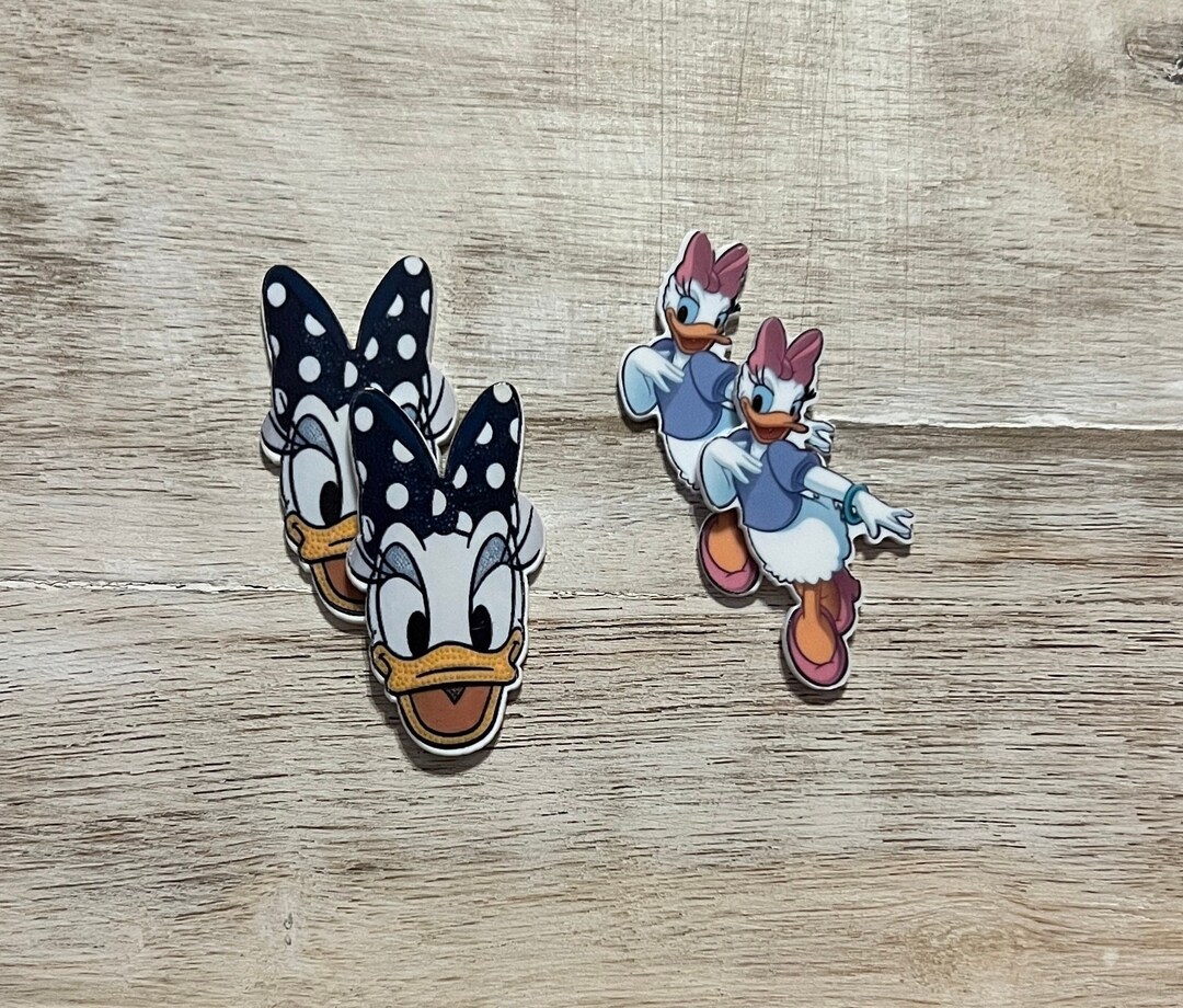 Complete Set of Disney Daisy Duck Flat Back Planar Resin - Etsy