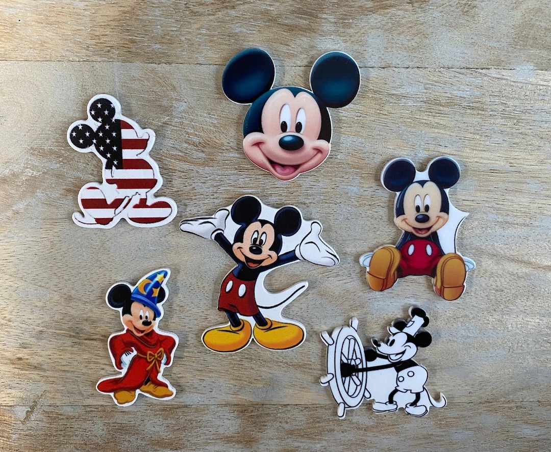 Disney Mickey Through the Years Resin | Flat Back Planar Resin | Mickey ...