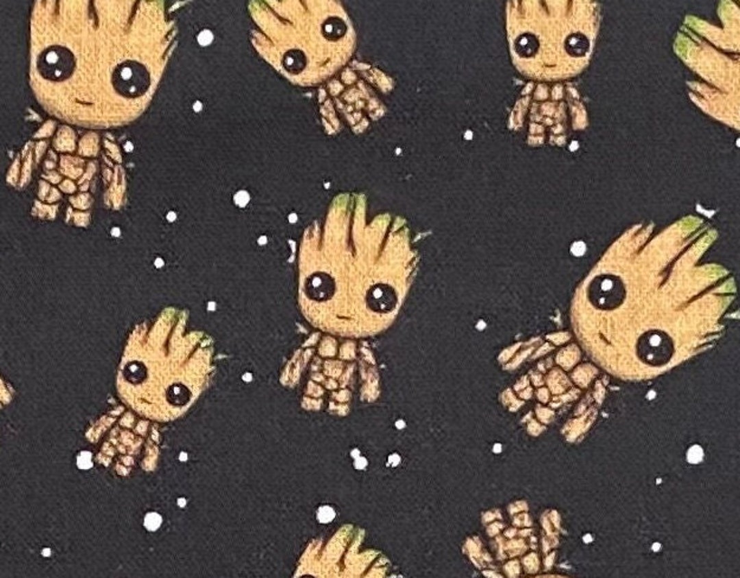 Groot Fabric 100% Cotton Fabric by the Yard Guardians of the Galaxy ...