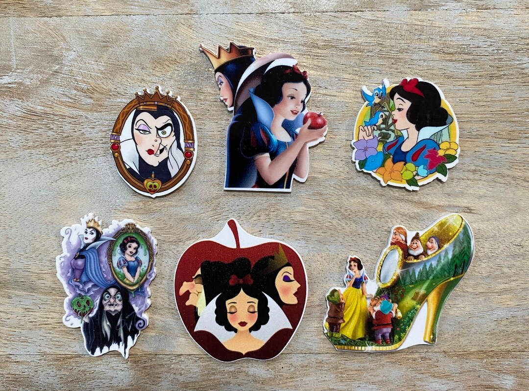 Snow White Resins Flat Back Planar Resin | Evil Queen Resins Seven ...