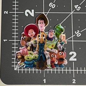 Toy Story Resins Flat Back Planar Resin | Buzz Lightyear, Woody, Jessie ...