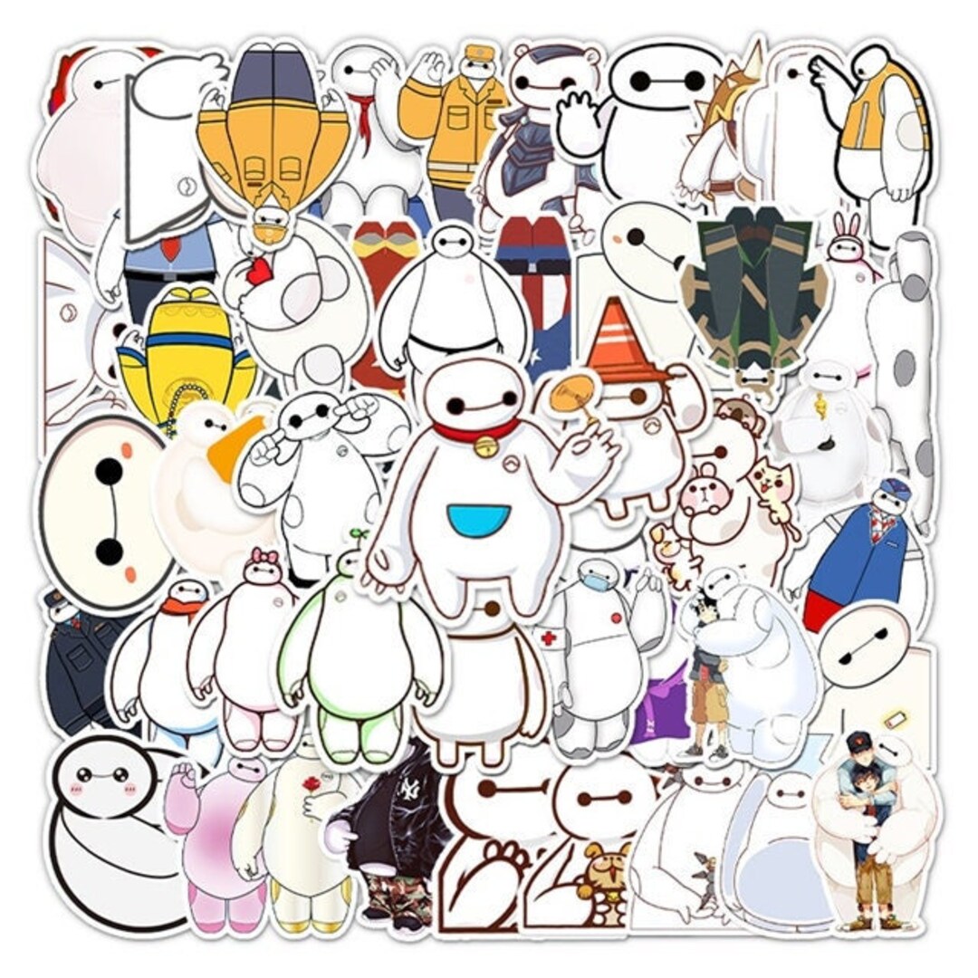 Big Hero Six Stickers Pack | Baymax Stickers | | Water Resistant ...