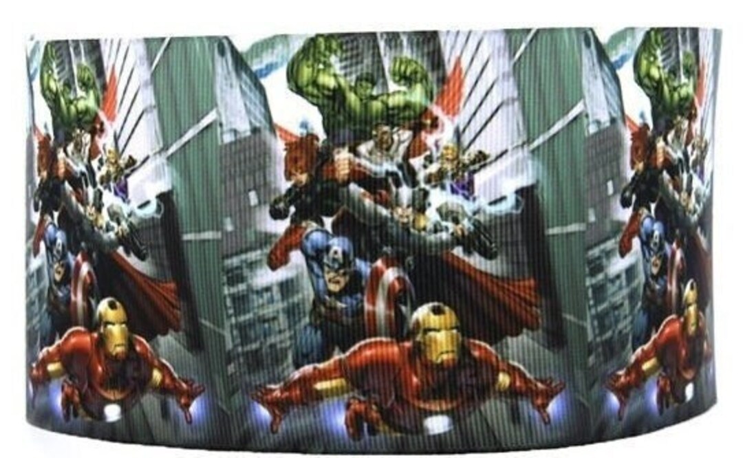 Avengers Ribbon 1.5 and 2 High Quality Grosgrain Ribbon by the Yard ...