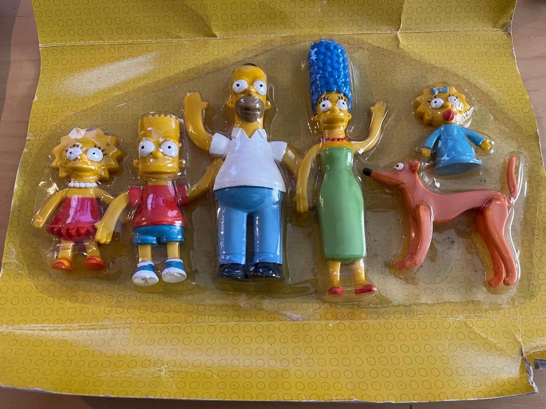 The Simpsons Family Bendable Figures. - Etsy