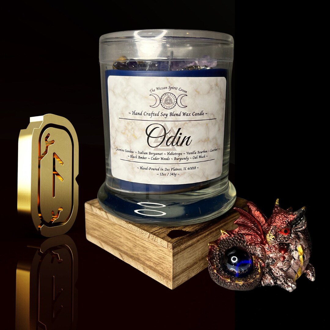 Pagan Gift, Odin Candle, Viking Candle, Viking Gift, Norse Gift, Odin ...