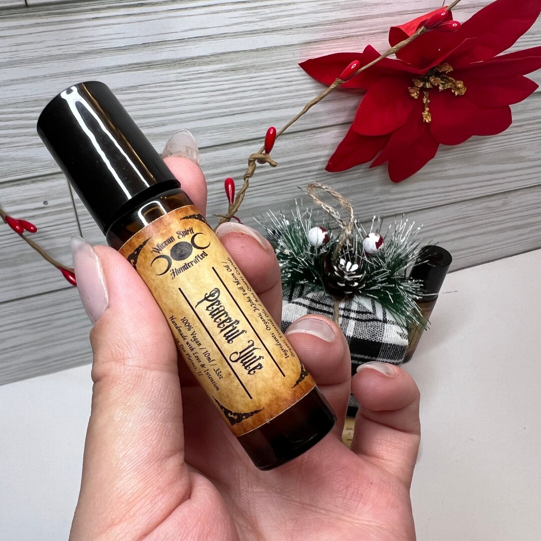 Yule, Winter Solstice, Peaceful Yule, Perfume, Oil Roller, 10ml, Vegan ...