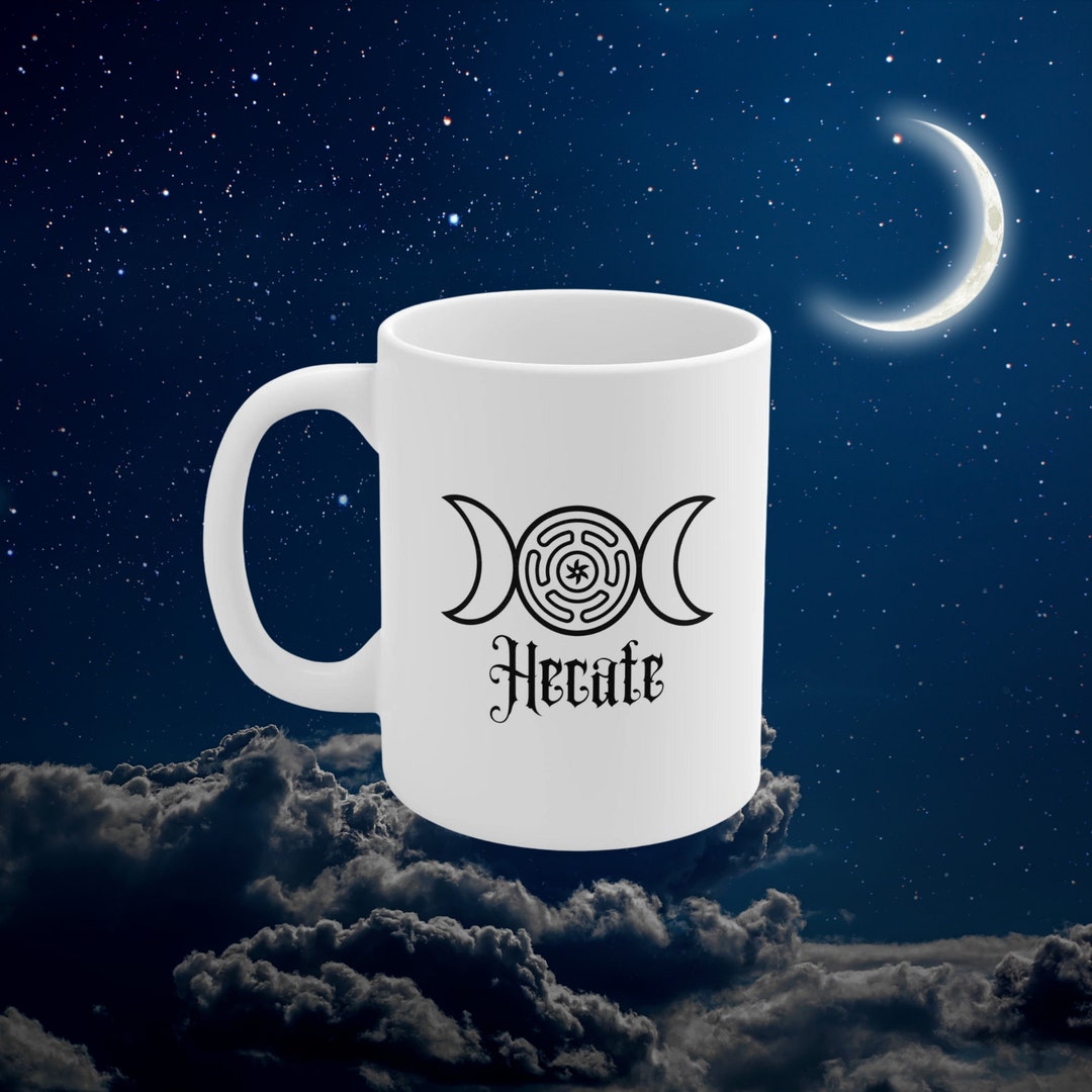 Triple Moon Hecate Goddess Hecate Moon Goddess Wiccan - Etsy