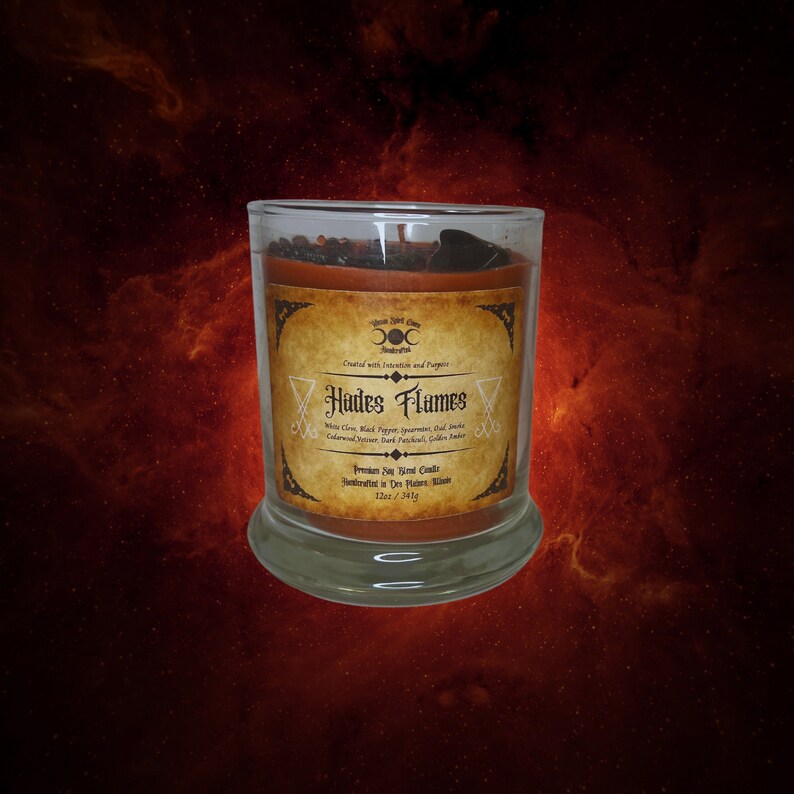 Hades Flames, Hades, Hades Candle, King of the Underworld, Lucifer, Soy ...
