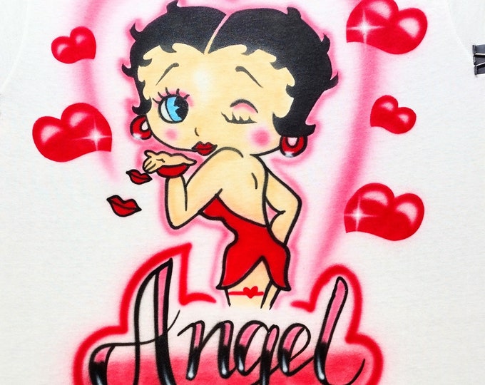 Airbrushed T-shirt Custom Design - Etsy