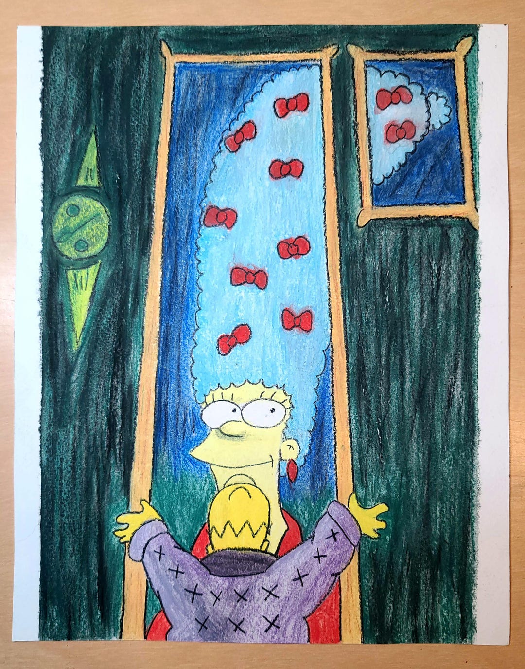 The Raven Marge and Homer - Etsy