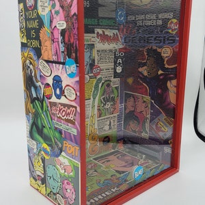 90s Comic Book Shadow Box - Etsy