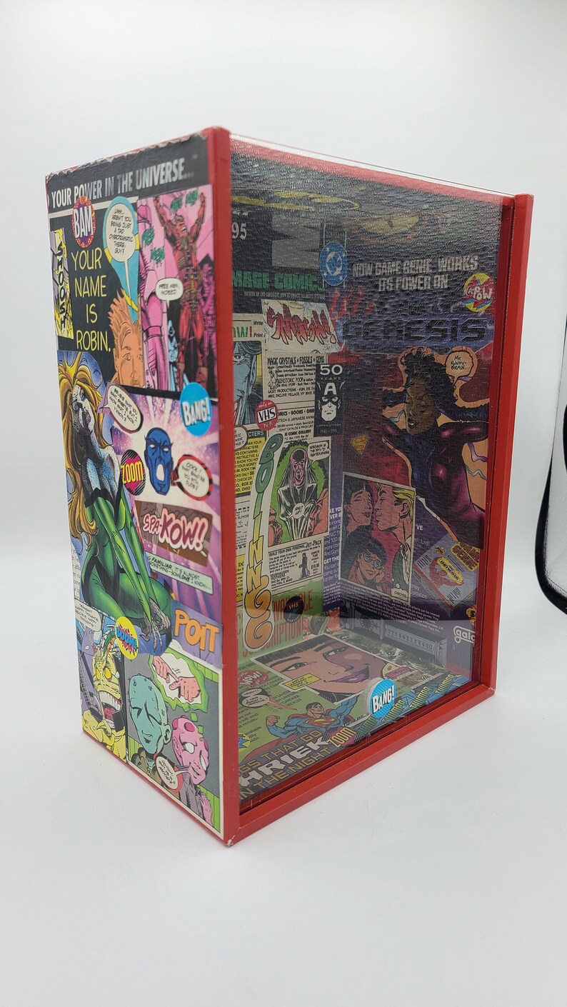 90s Comic Book Shadow Box - Etsy