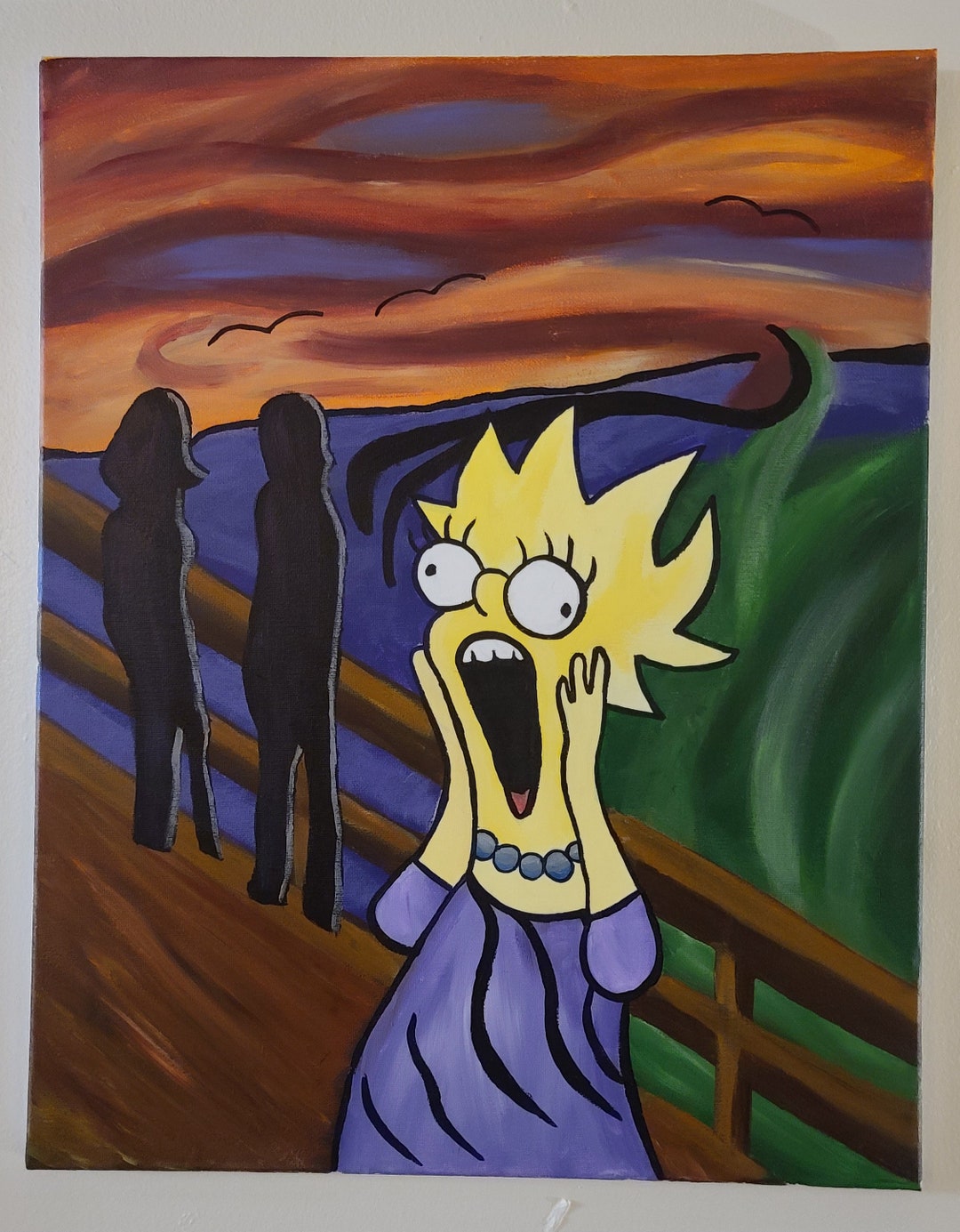 Lisa Simpson Scream - Etsy