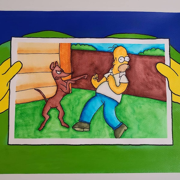 Simpson Santa’s Little Helper - Etsy