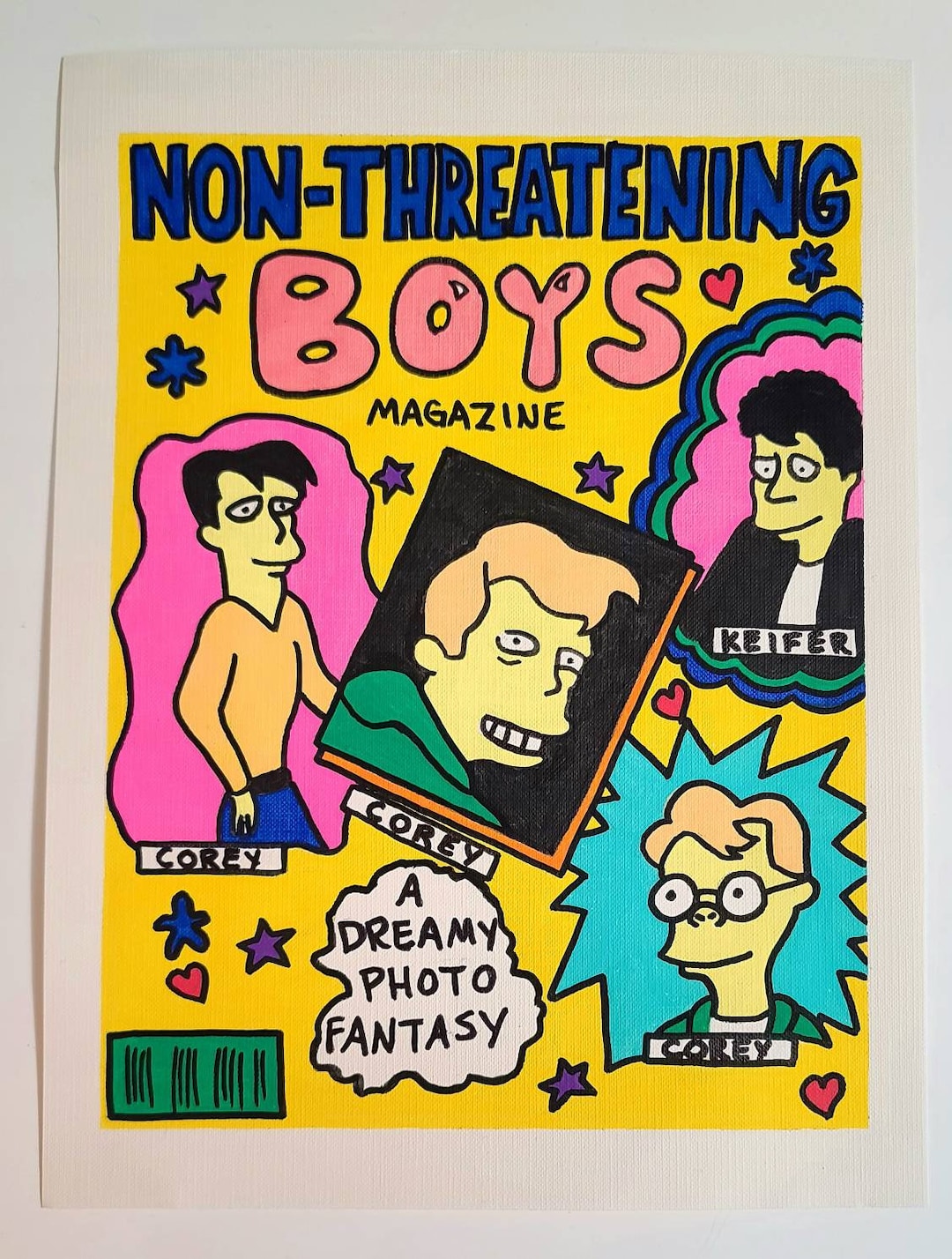 Non Threatening Boys Magazine - Etsy