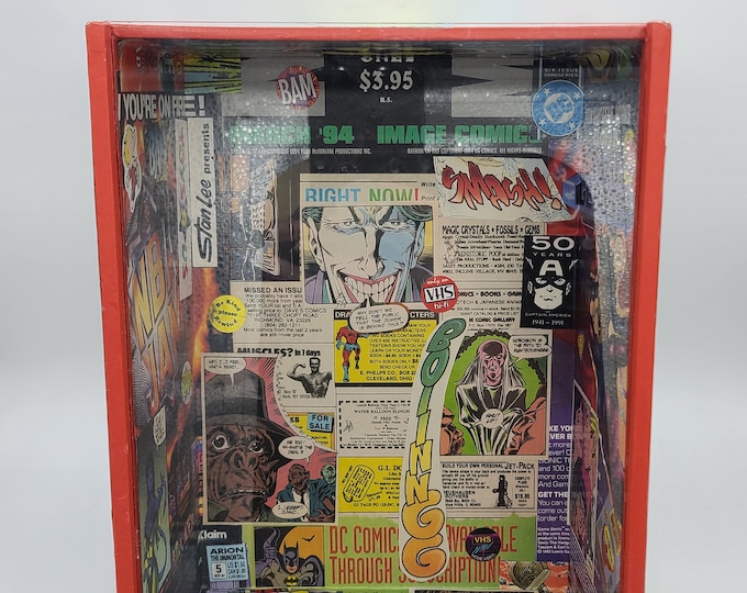90s Comic Book Shadow Box - Etsy