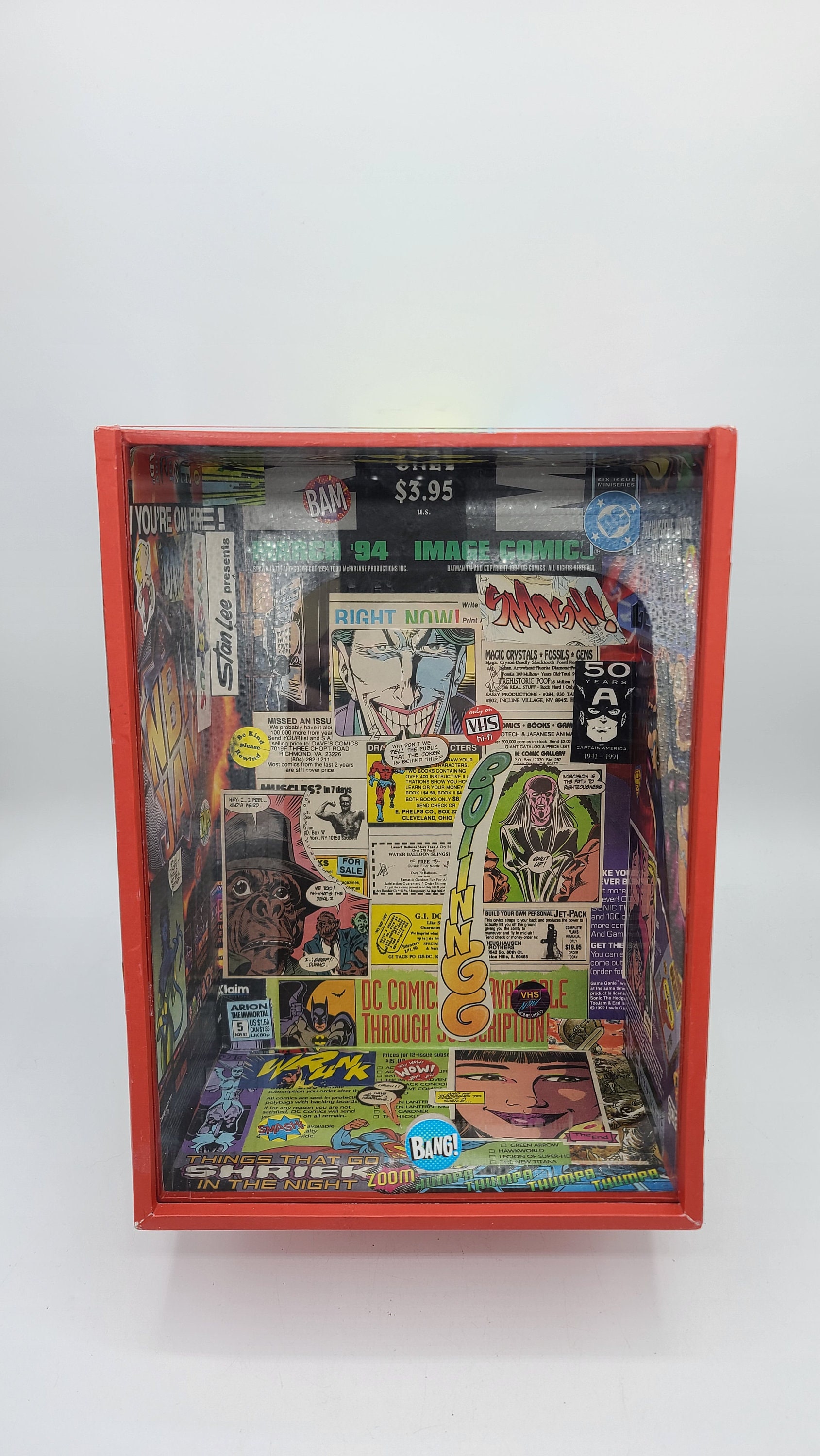90s Comic Book Shadow Box - Etsy