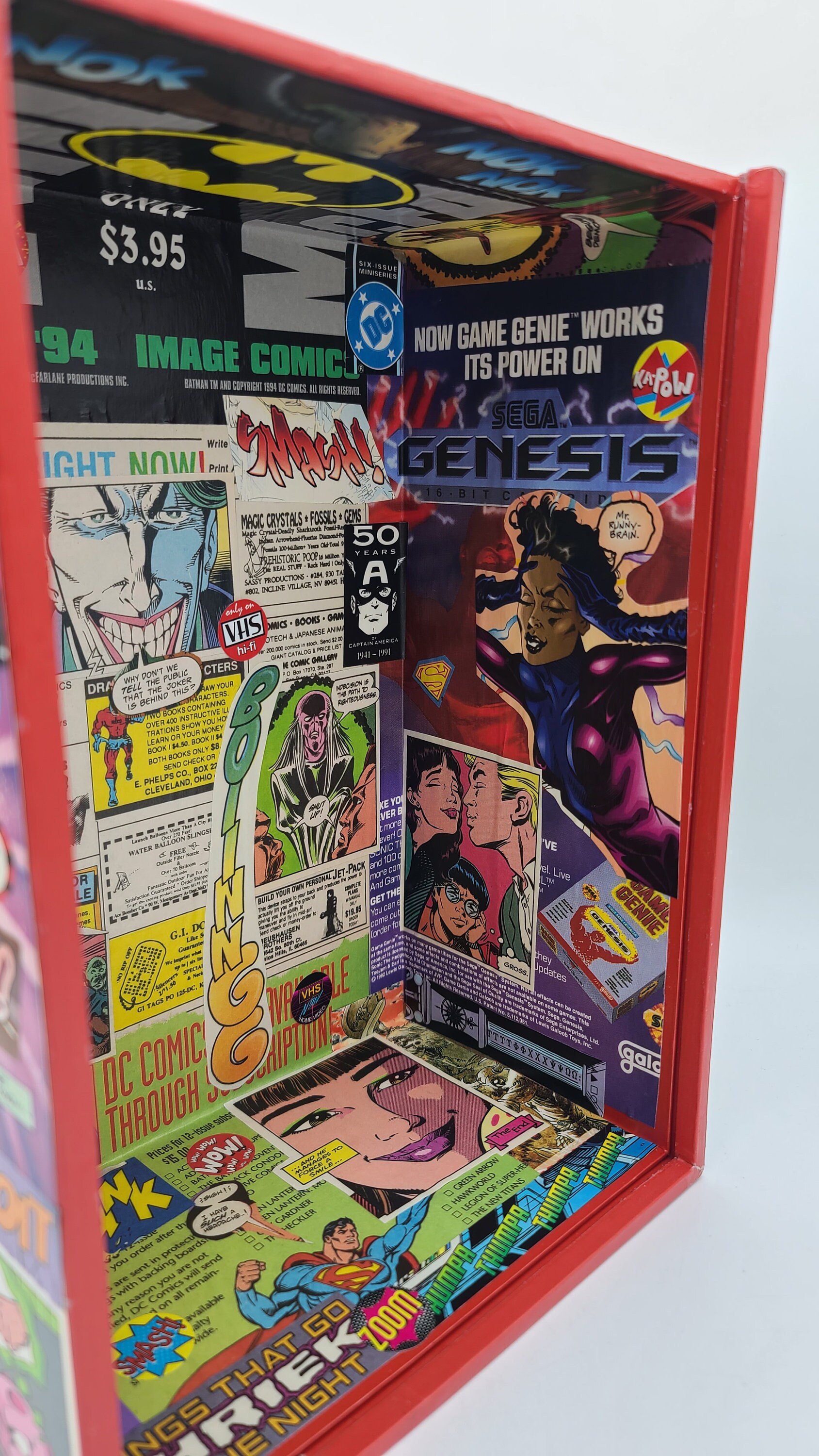 90s Comic Book Shadow Box - Etsy
