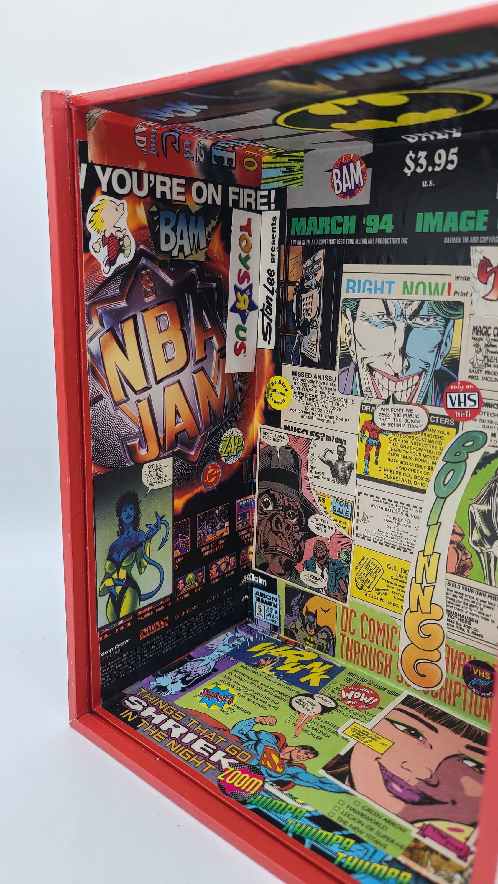 90s Comic Book Shadow Box - Etsy
