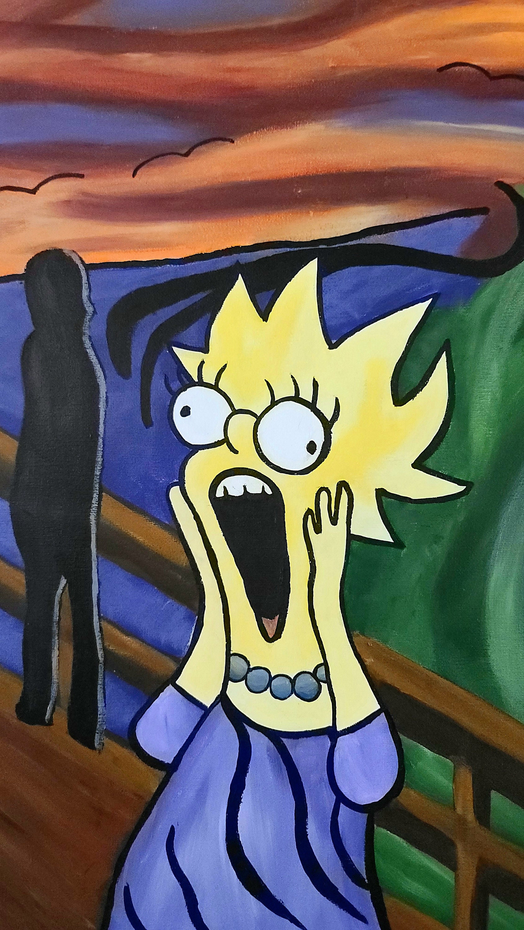 Lisa Simpson Scream - Etsy