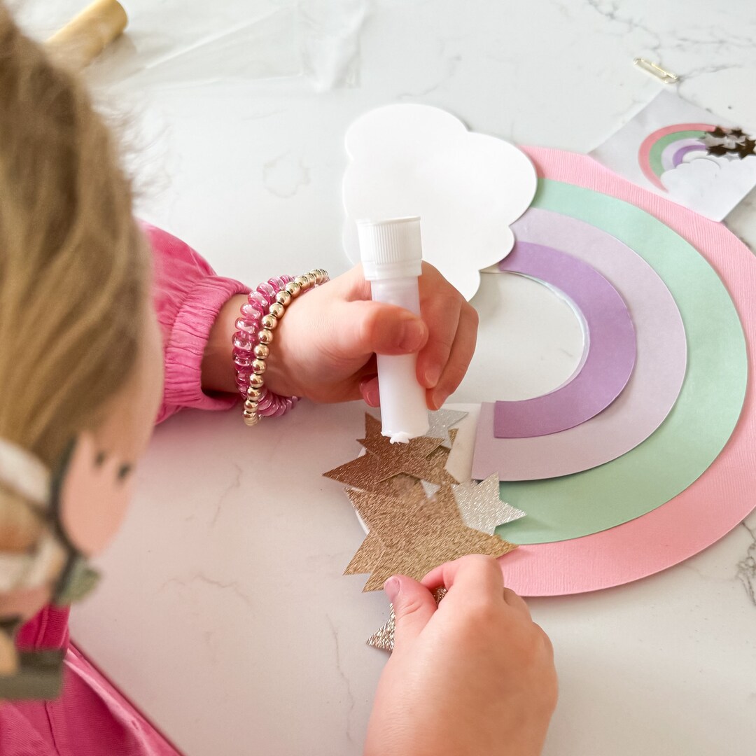 Sparkle Rainbow Craft Kit for Kids - Etsy