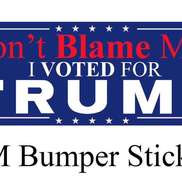 Trump Car Decals Etsy