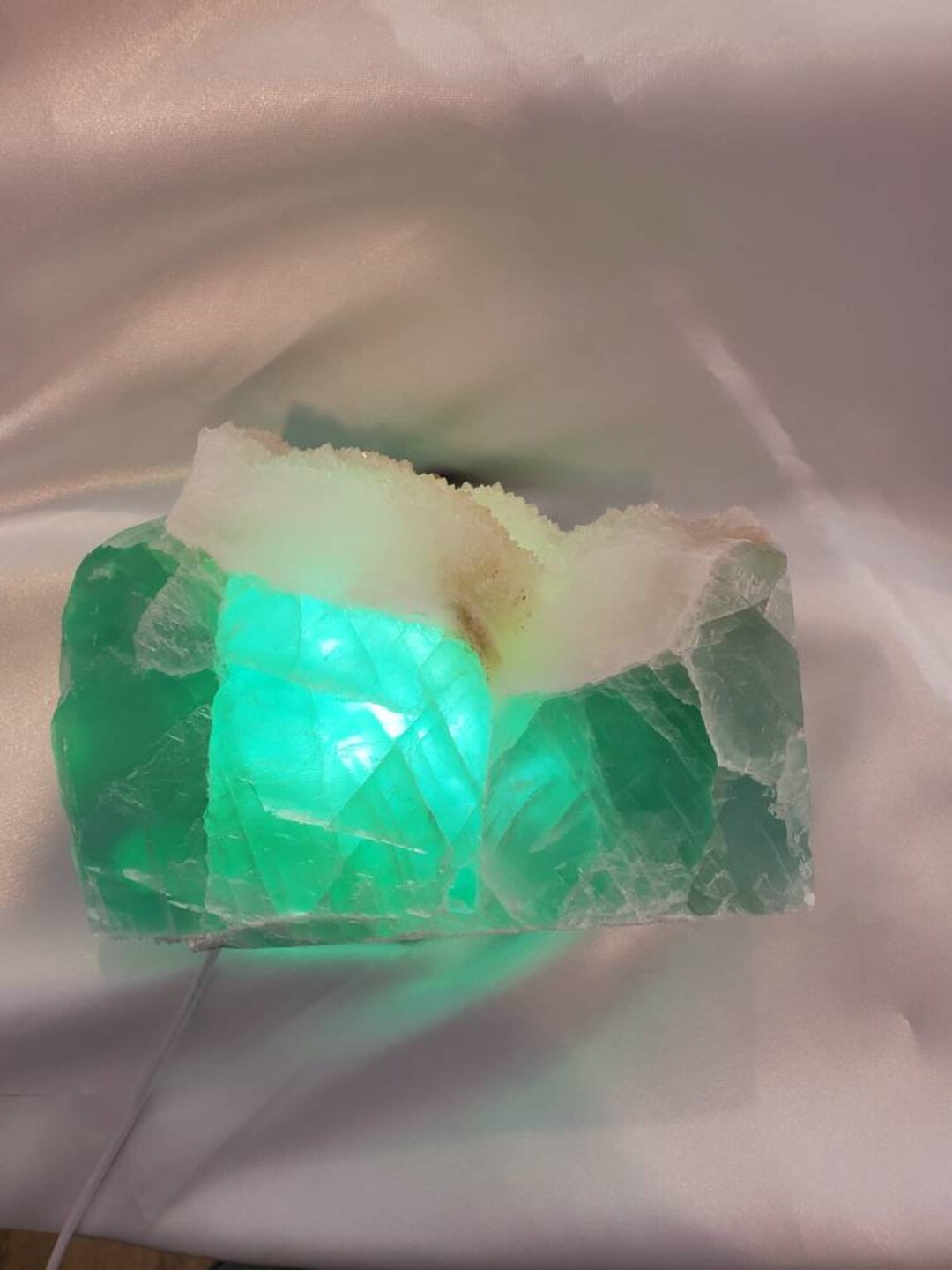 Green Hemimorphite Slab With Sparkling Druzy - Etsy