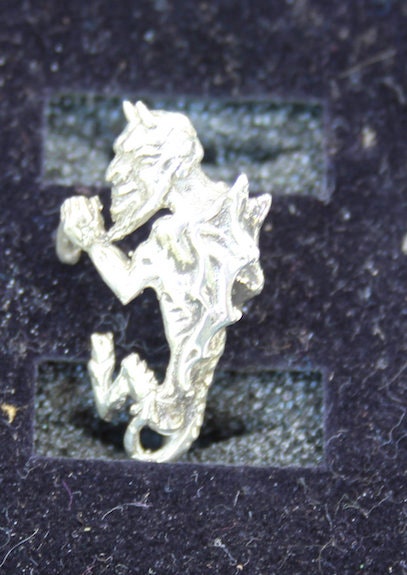 Bad Advice Demon Ear Cuff Sterling Silver - Etsy